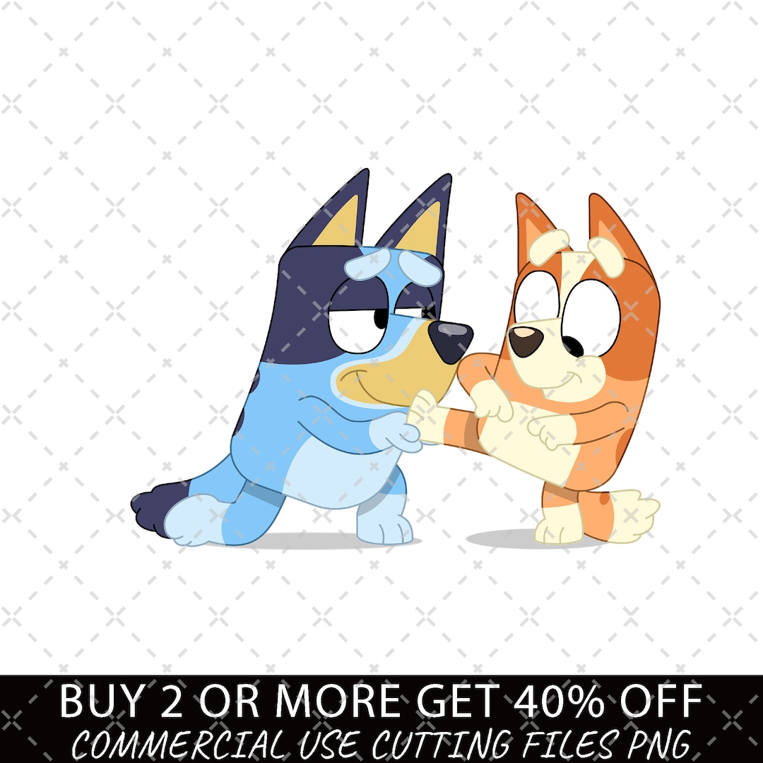 Bluey and Bingo Png, Bluey Friends Instant Download Png, Ready to Print ...