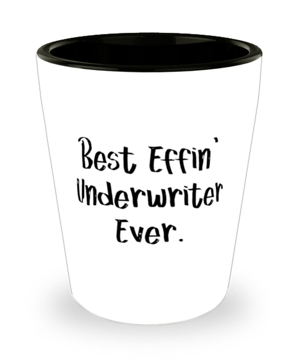 Best Effin' Underwriter Ever. Underwriter Shot Glass, Inspirational ...