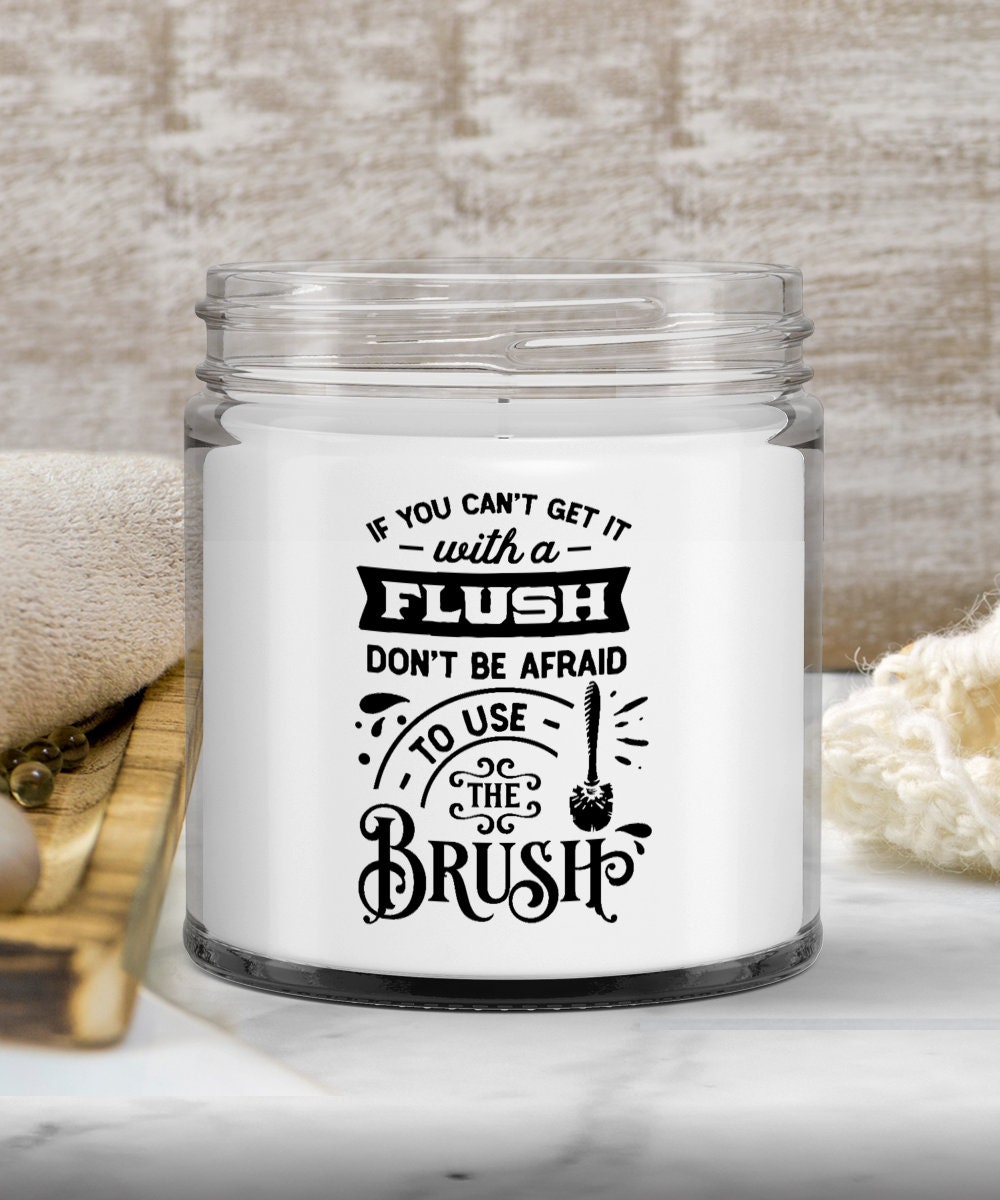 Funny Poop Humor Scented Candle for the Bathroom, Inappropriate Home ...