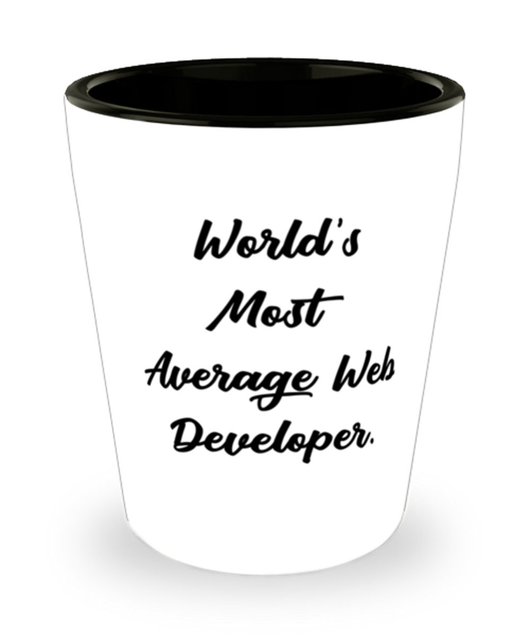 Gag Gift Web Developer Gifts, World's Most Average Web Developer ...