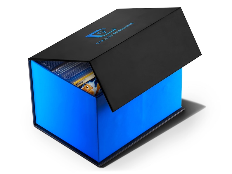 Toploader Storage Case 2 Row Magnetic Flip W/ Divider Holders Trading ...