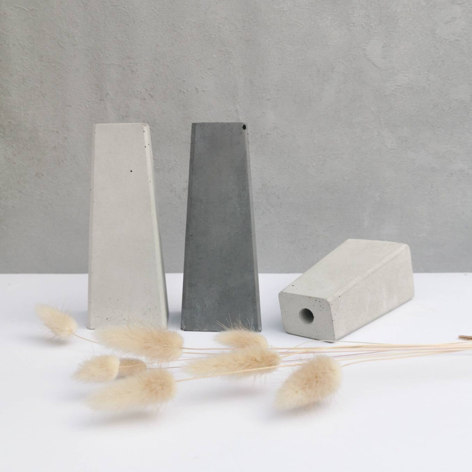 Concrete Handmade Vase for Dry Flower - Etsy