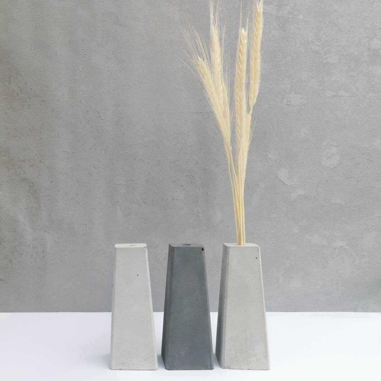 Concrete Handmade Vase for Dry Flower - Etsy