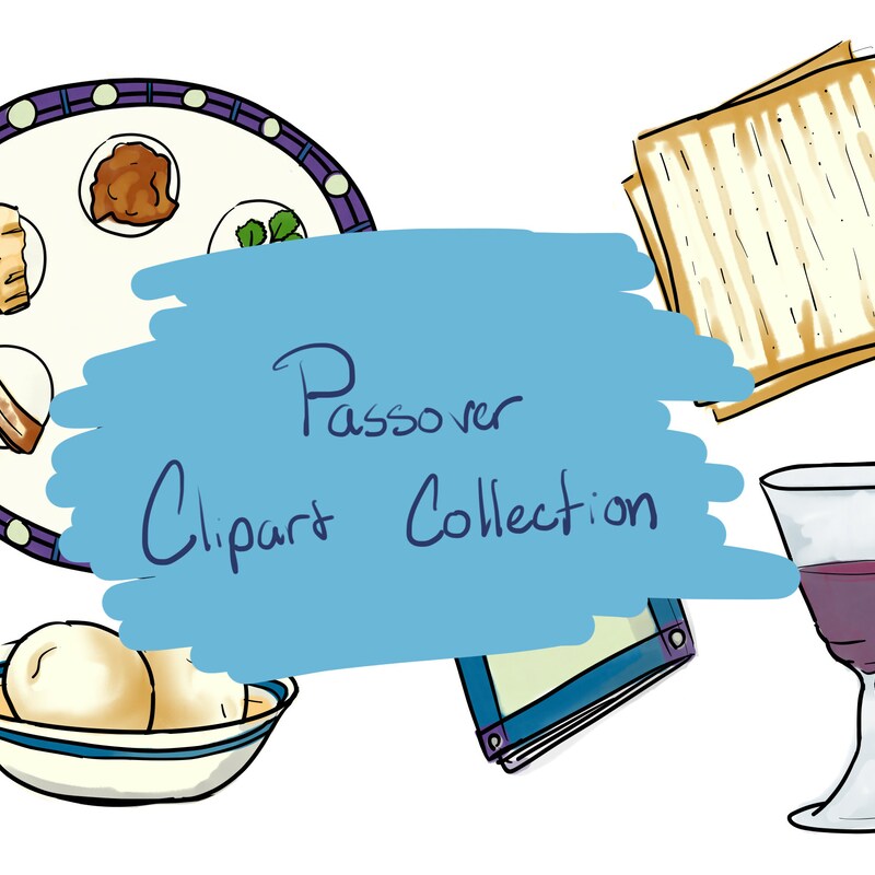 Passover Seder Plate Clipart - Etsy
