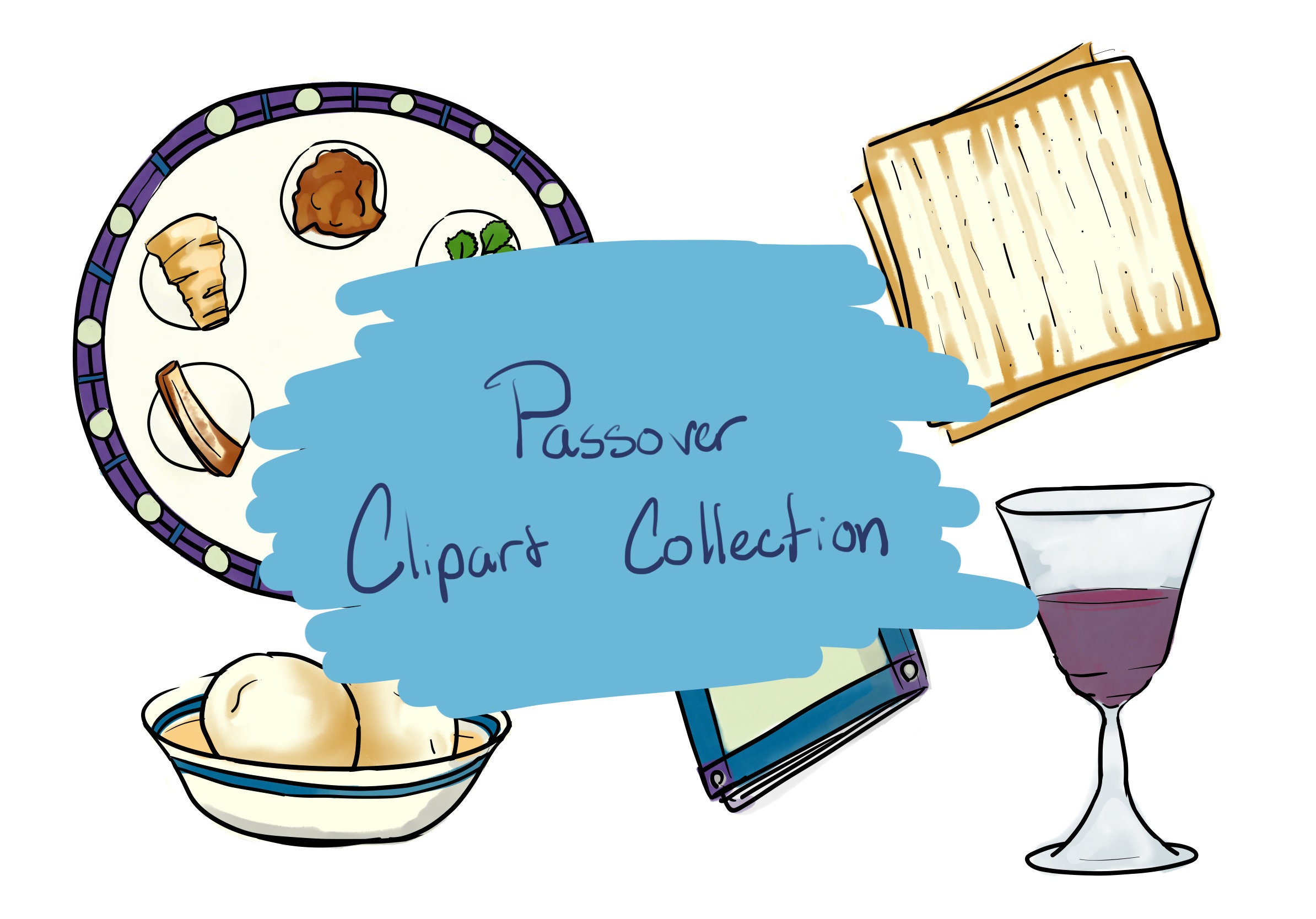 Passover Seder Dinner Clip Art