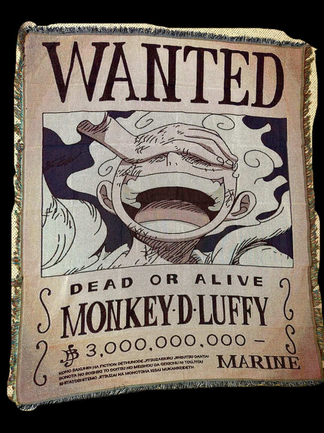 OP Luffy, Zoro Wanted Poster Tapestries, Gear 5, Captain Kidd ...