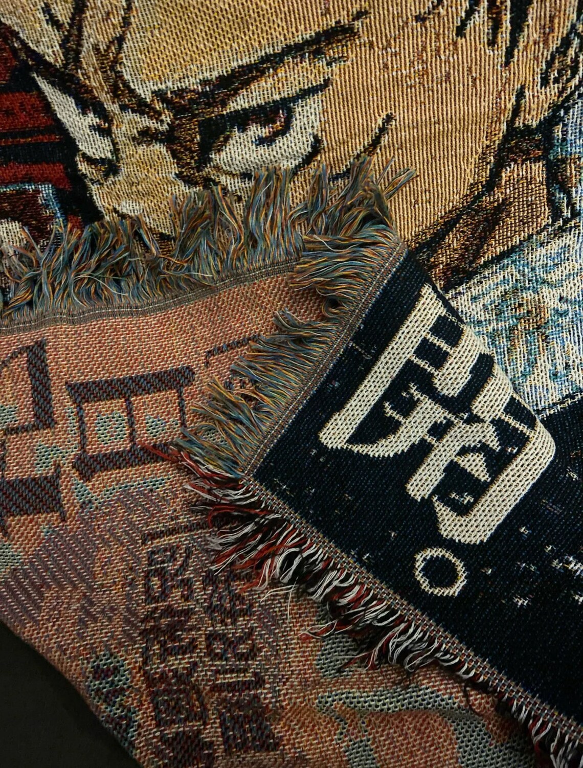 Aot Levi Ackerman Eren Yeager Tapestry/blanket - Etsy