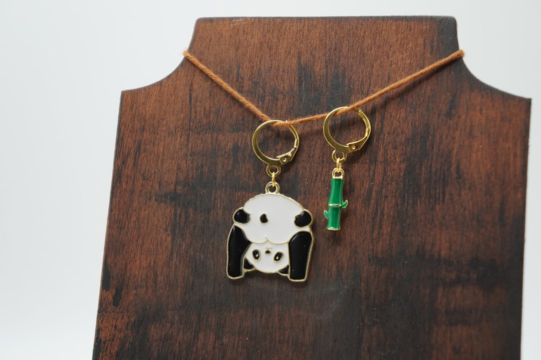 Silly Panda Stitch Marker, Set of Two, Ready to Ship, Crochet Stitch ...