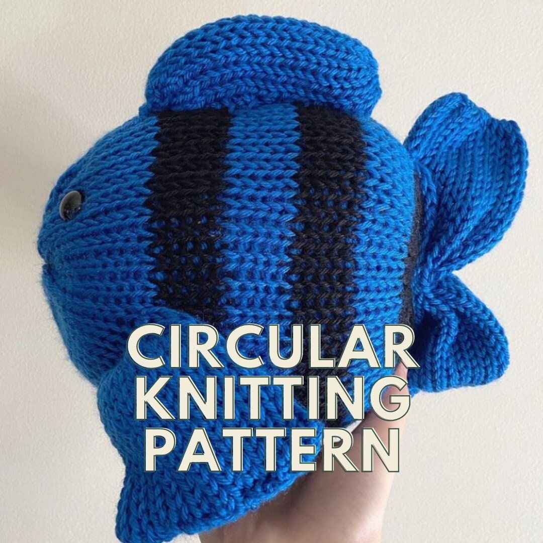 Striped Fish Circular Knitting Machine Digital Pattern - Etsy