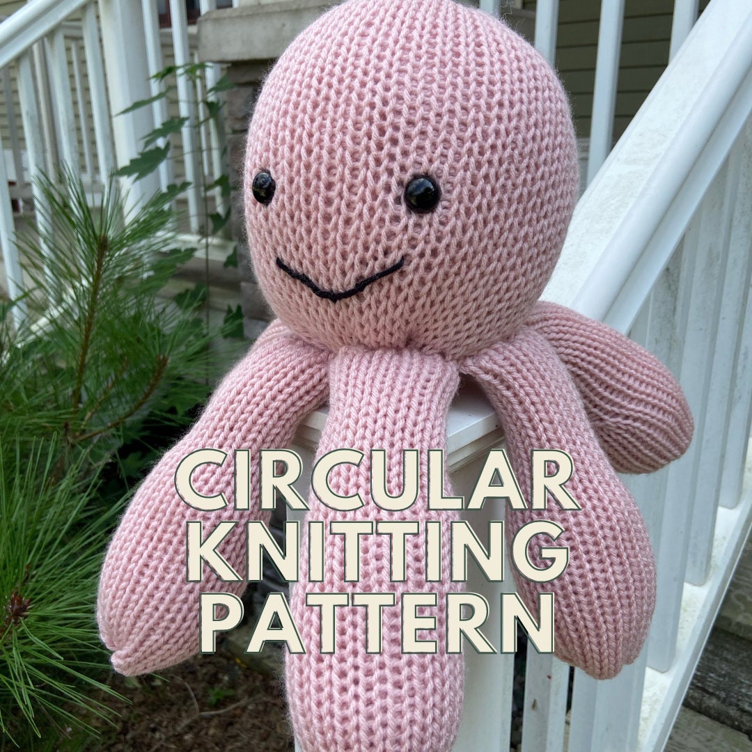 Squishy the Squid Circular Knitting Machine Pattern, Addi Sentro ...