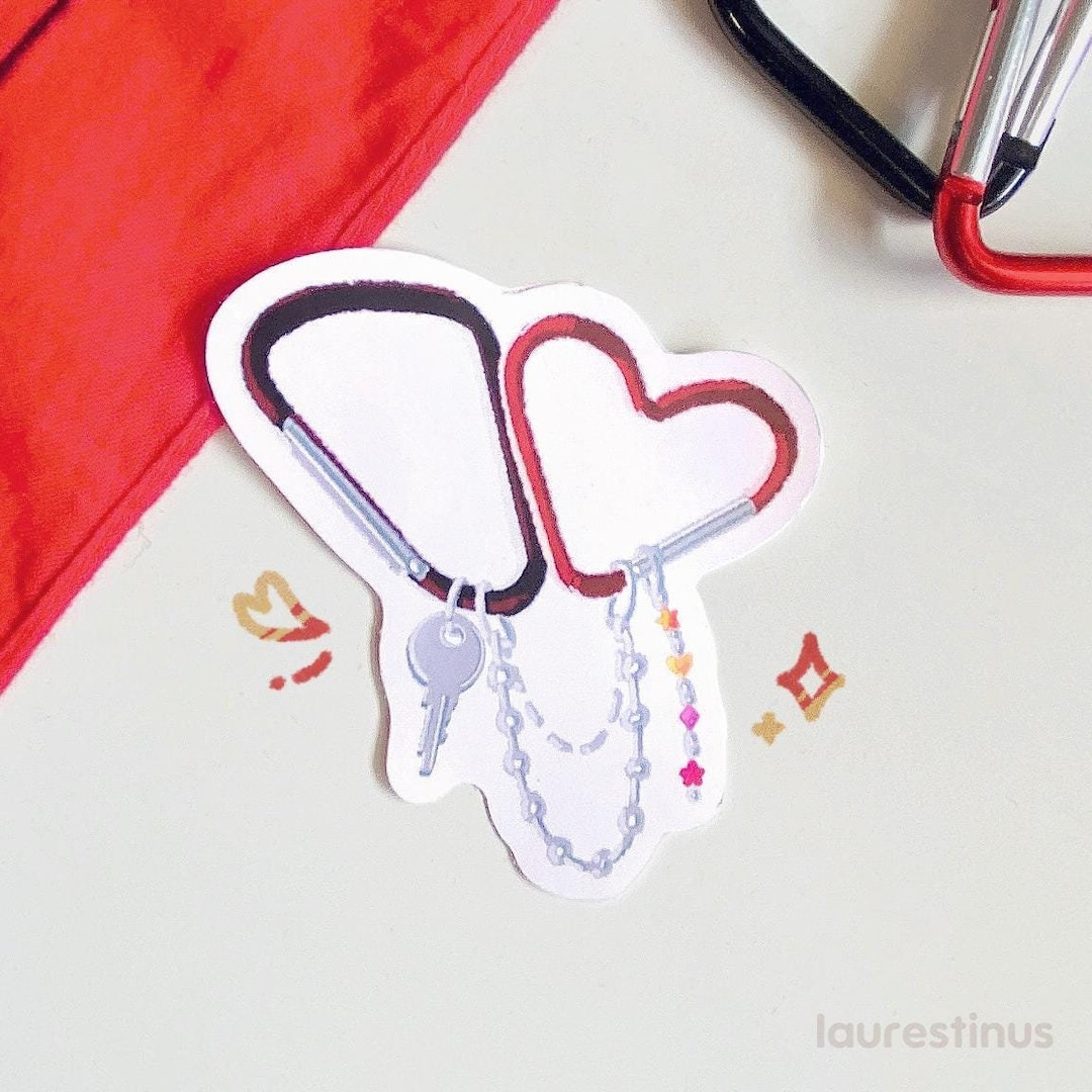 Lesbian Carabiner Sticker - Etsy