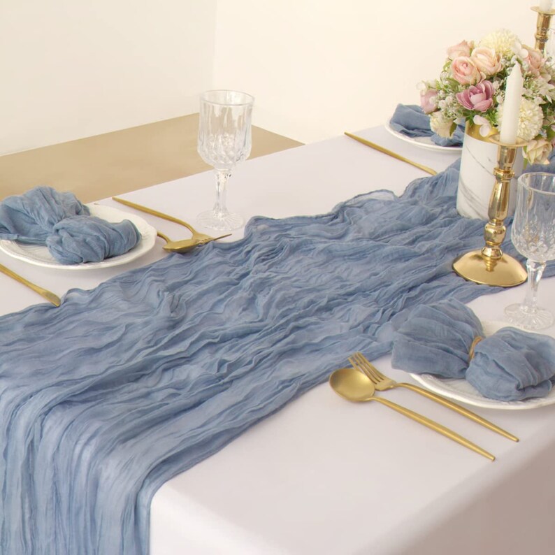 Boho Wedding Farmhouse Table Linens Set of 6 Cheesecloth - Etsy