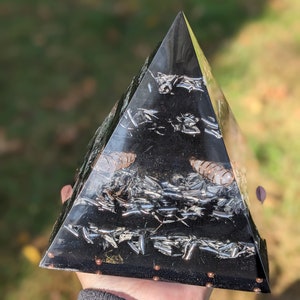 Large Handmade Orgonite Pyramid Real Orgonite Powerful Orgone Energy ...