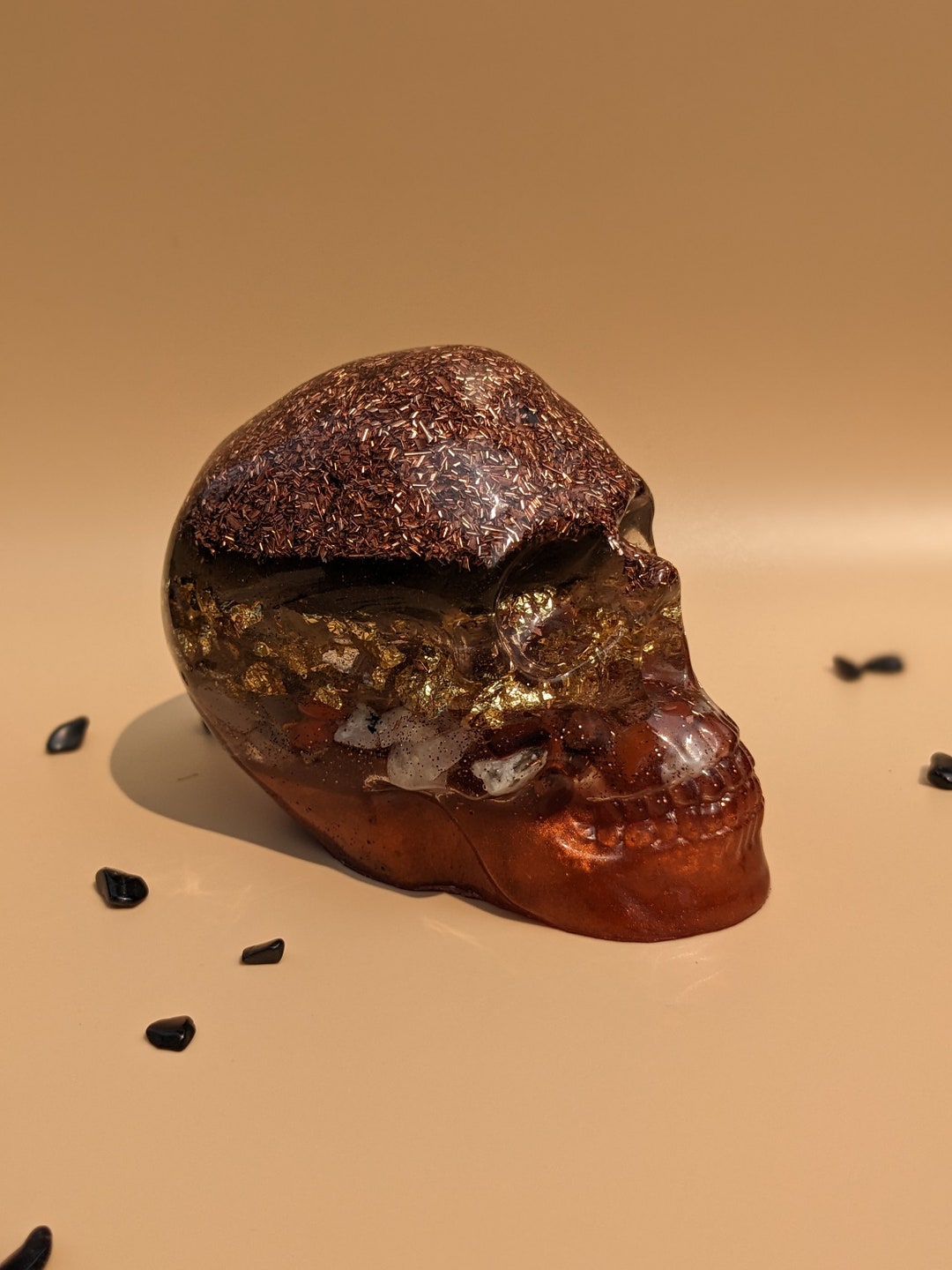 Resin Crystal Skull for Decoration Skull With Crystal for - Etsy