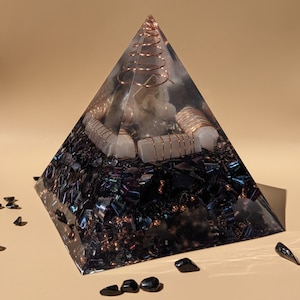 Handmade Orgonite Pyramid Energy Generator Orgonite EMF Protection ...
