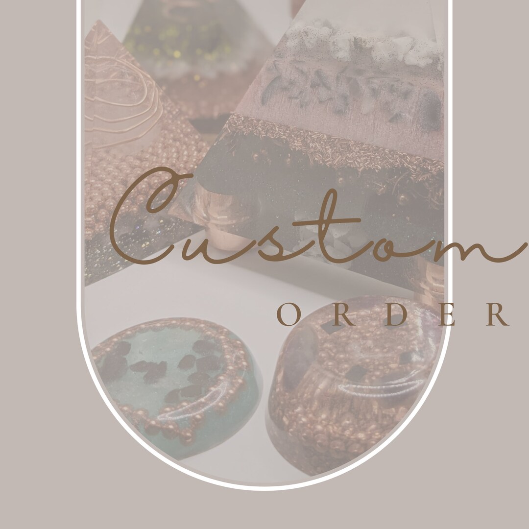 Request A Custom Orgonite Pyramid Tailored to Your Energy - Etsy