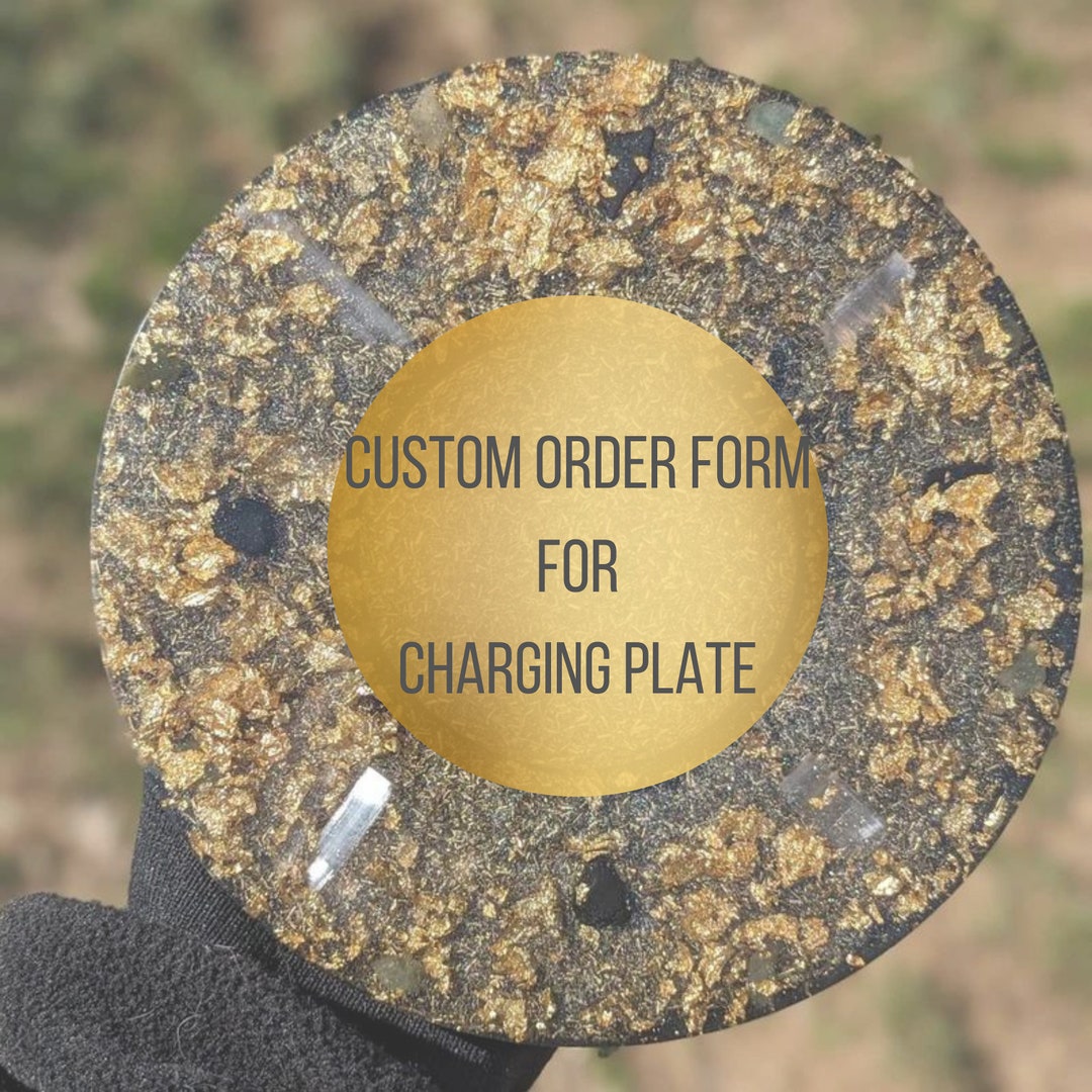 Custom Order Form for a 12 Inch Orgonite Charging Plate - Etsy