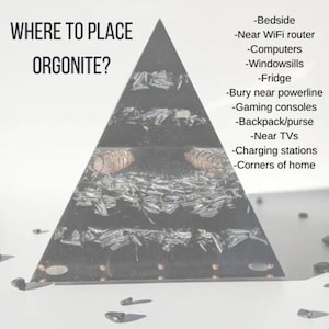 Large & Small Orgonite Pyramid - Emf Awareness 5G Smart Meter ...