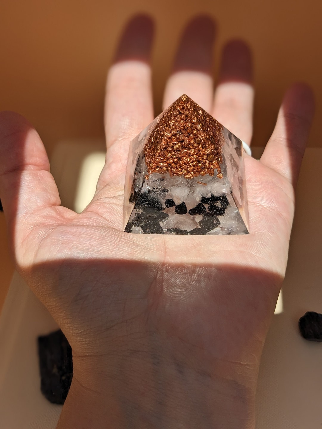 Orgone Crystal Pyramid for EMF Protection and Energy Purification at ...