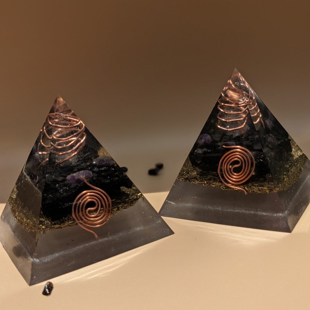 Crystal Healing Pyramid for Positive Energy Gift and Vibrational ...