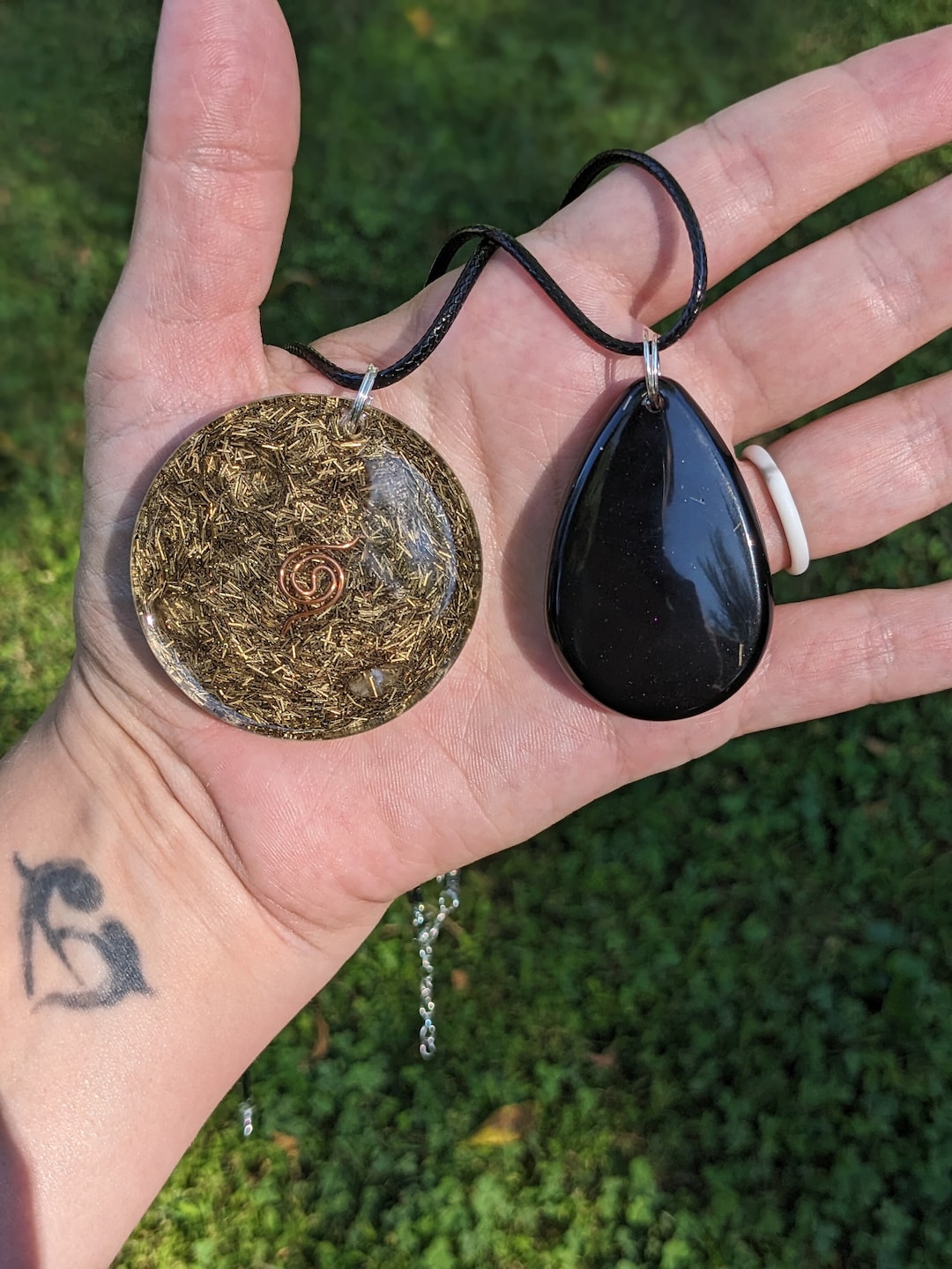 Orgonite or Shungite Pendant for EMF Protection – Handmade With Copper ...