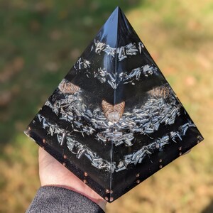 Large Handmade Orgonite Pyramid Real Orgonite Powerful Orgone Energy ...