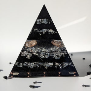 Large Handmade Orgonite Pyramid Real Orgonite Powerful Orgone Energy ...