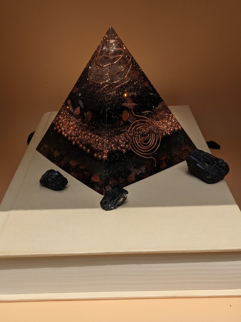 Large Orgone Pyramid Crystal Healing Tool for Meditation Gift - Etsy