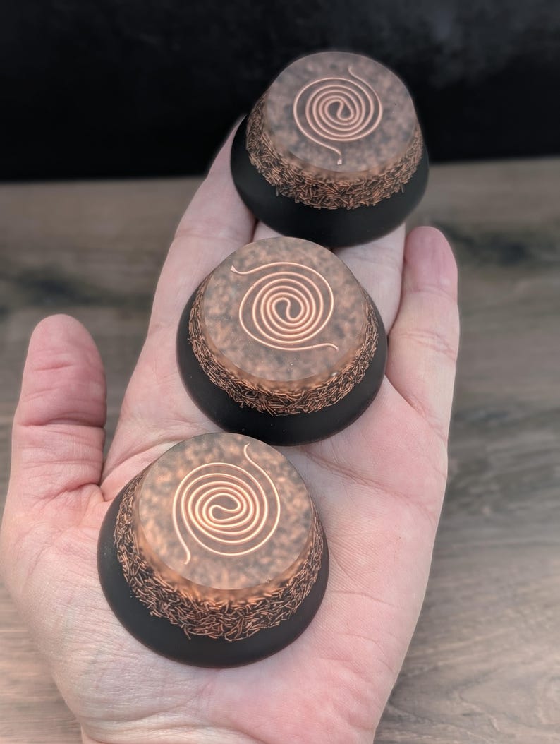 Orgonite Tower Busters Set | Copper Quartz Shungite Resin Mix ...