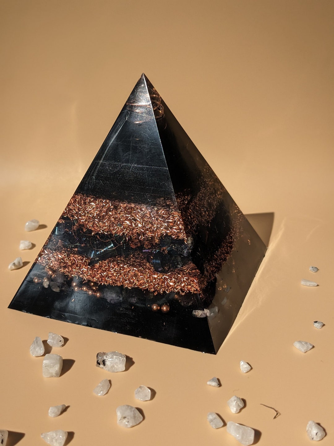 Orgone Pyramid and Orgonite Charging Plate for EMF and 5g Protection ...