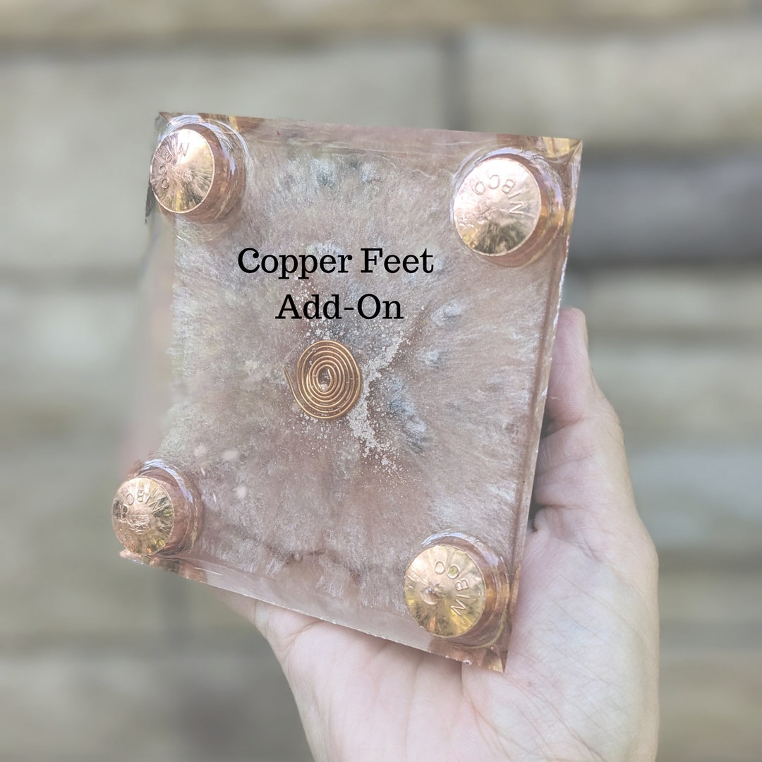 Addition of Copper Feet Onto Pyramid - Etsy