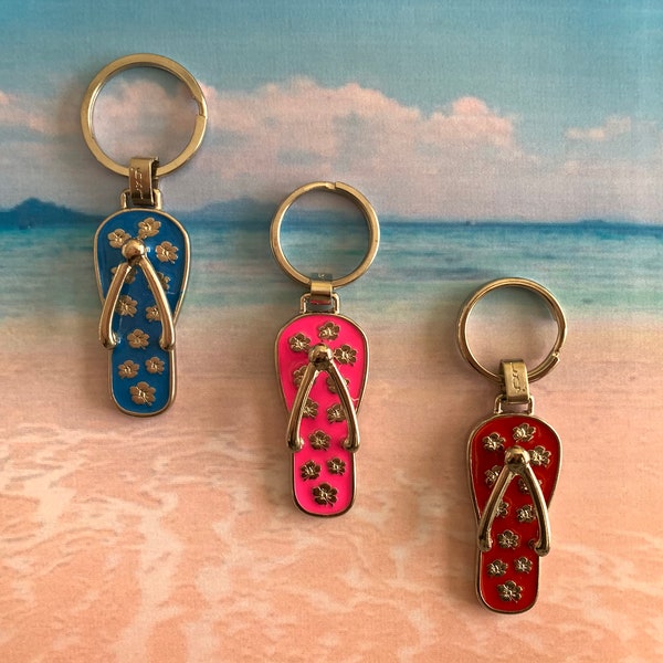 Flip Flop Keychain - Etsy
