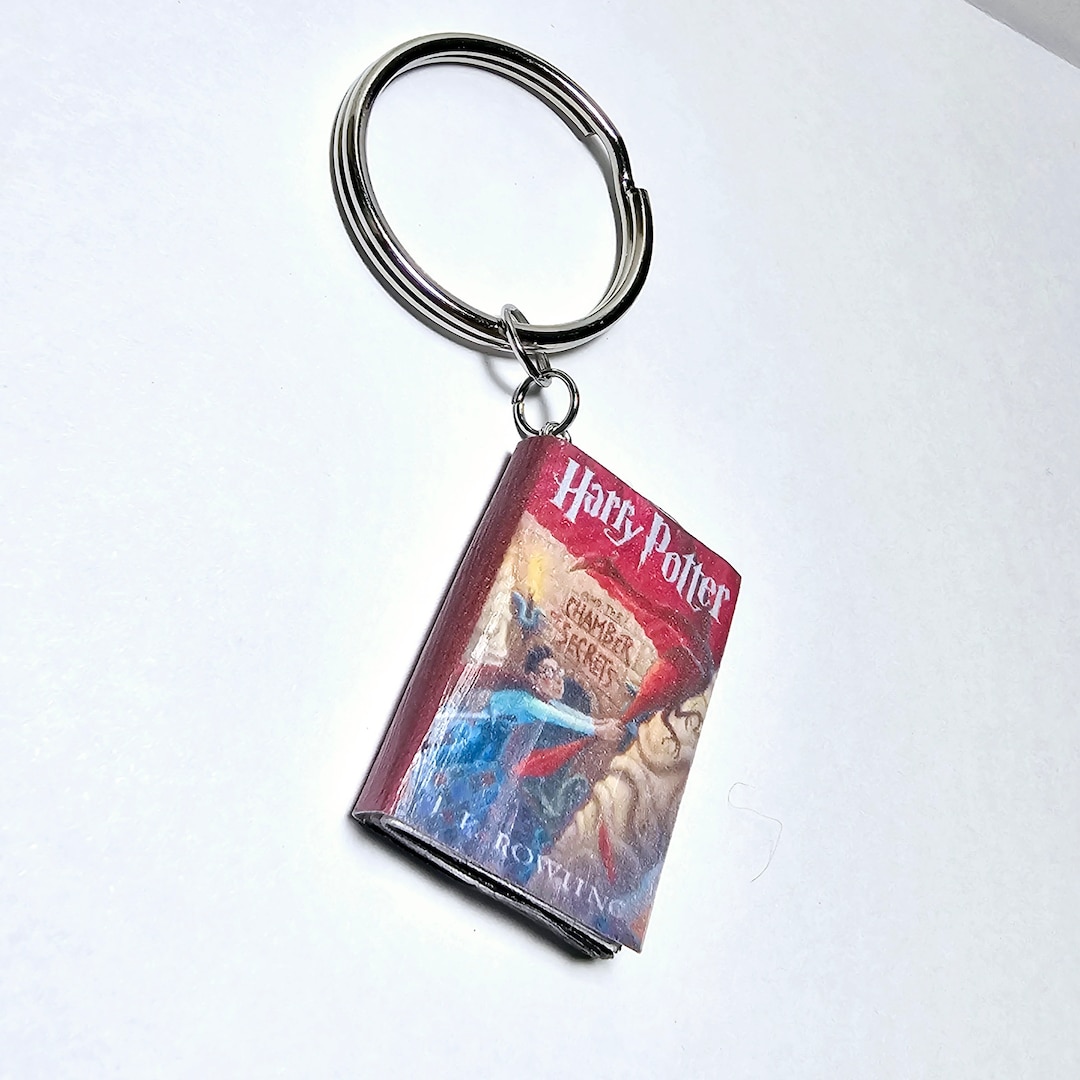 HP Mini Book Keychain - Etsy