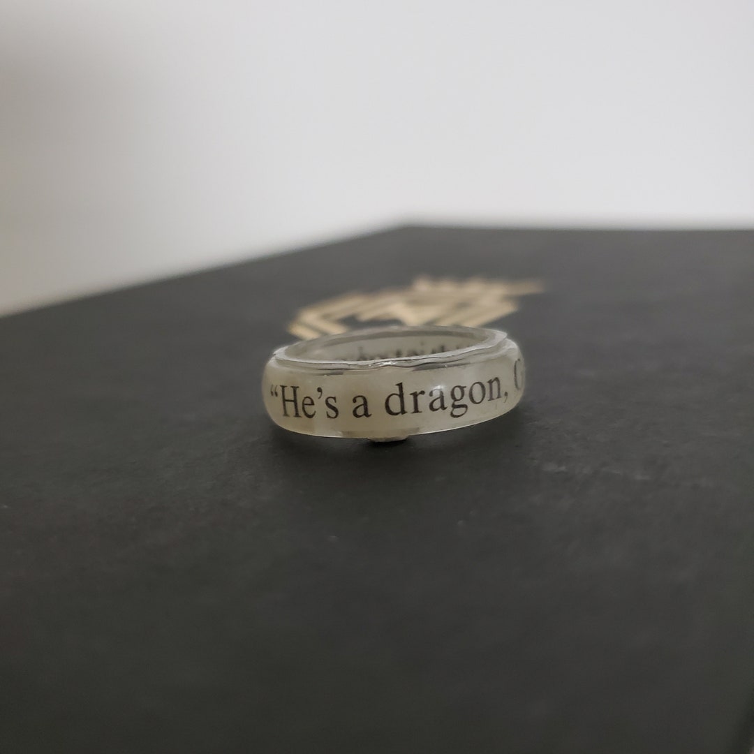 Crave Series Book Page Ring - Etsy