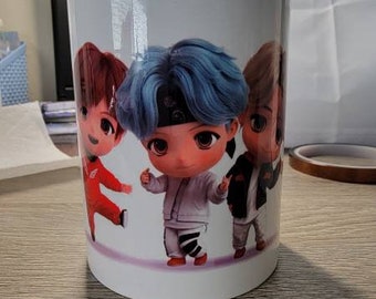 Bts Tiny Tan Sticker Svg - Etsy