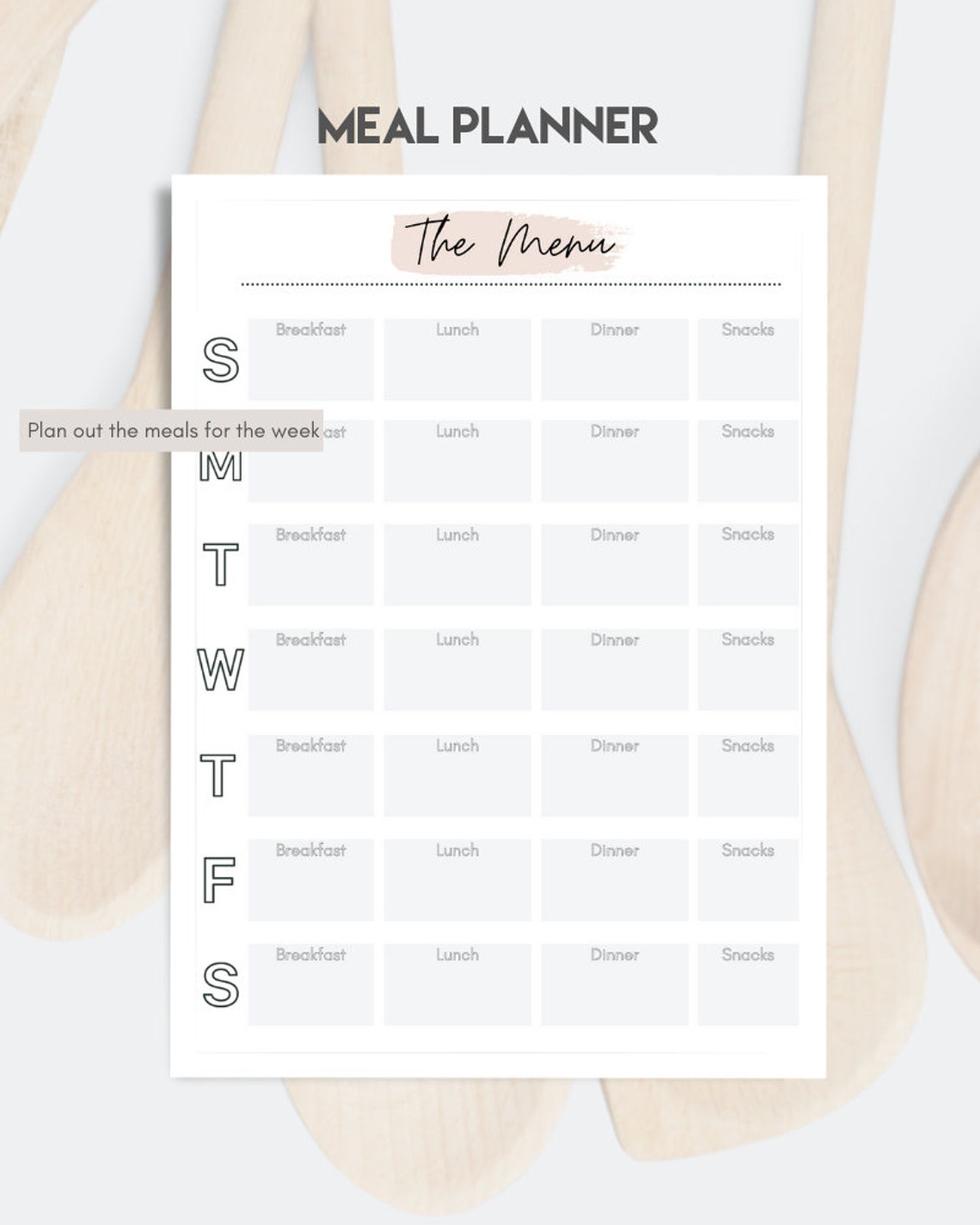 Meal Planning Bundle Meal Planner Printable Shopping List - Etsy