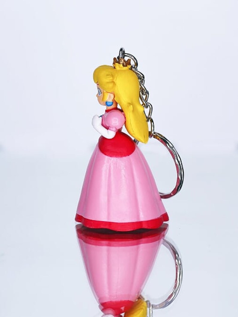 Princess Peach Keychain Brand New With Tags A Royal Accessory - Etsy