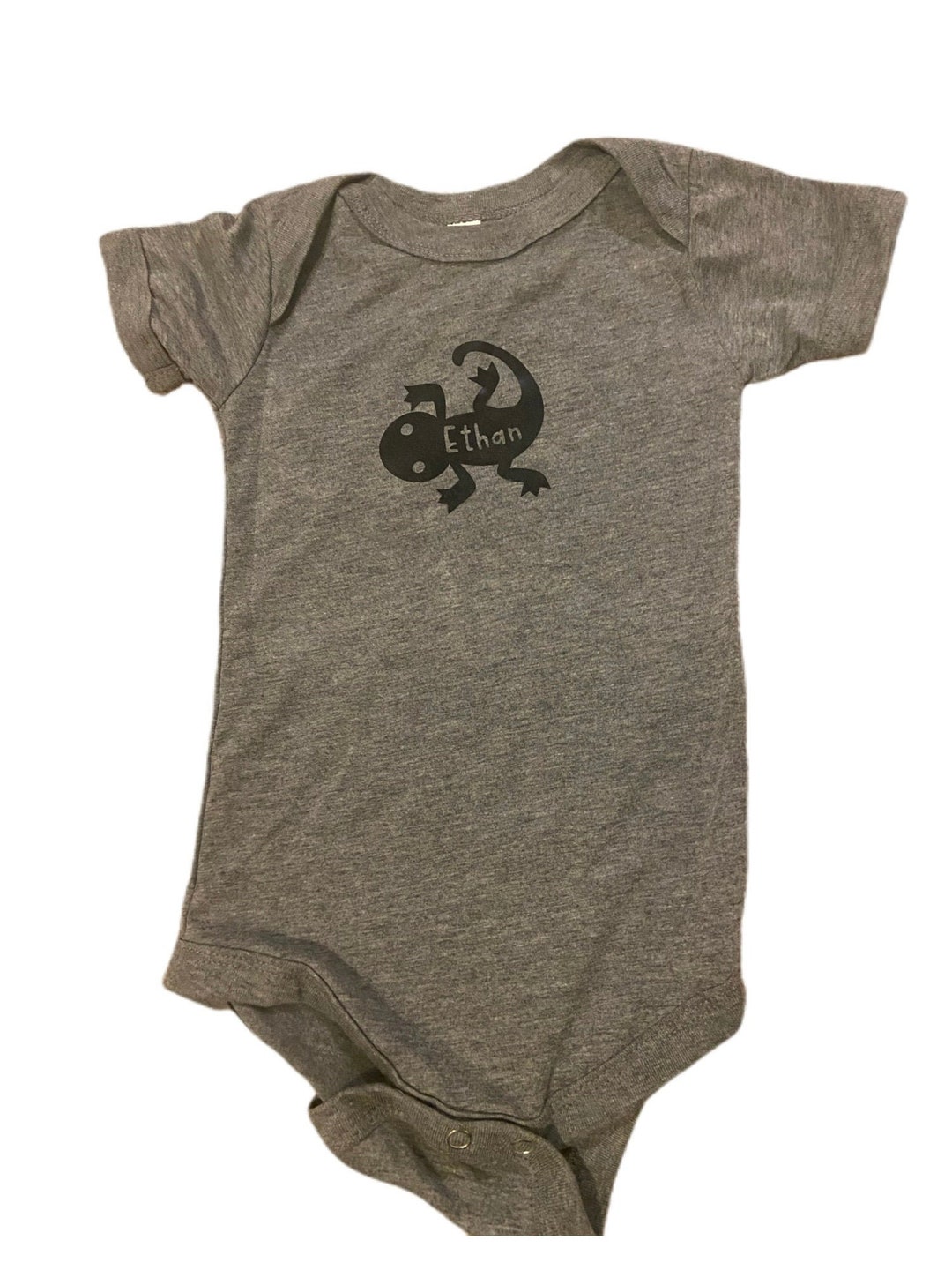 Gecko Onesie With Name - Etsy