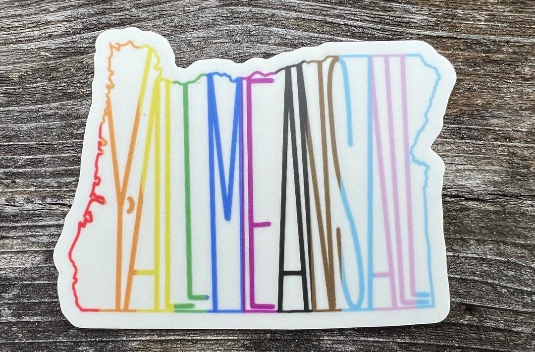 Y'all Means All - Ally Pride Sticker - Etsy