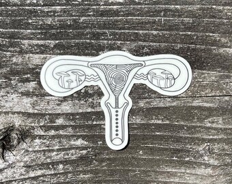 Mind Your Own Uterus Sticker - Etsy