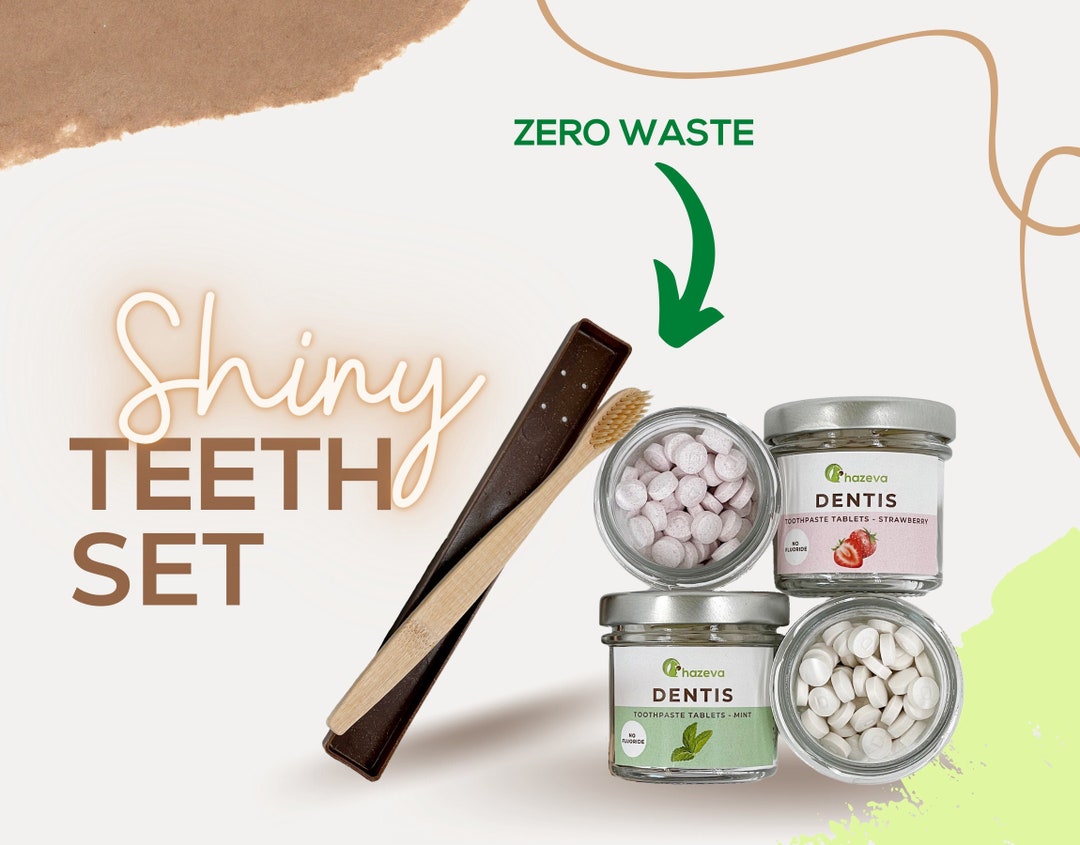 SHINY Teeth SET - Shine Bright Like a Diamond | Toothpaste Tablets ...