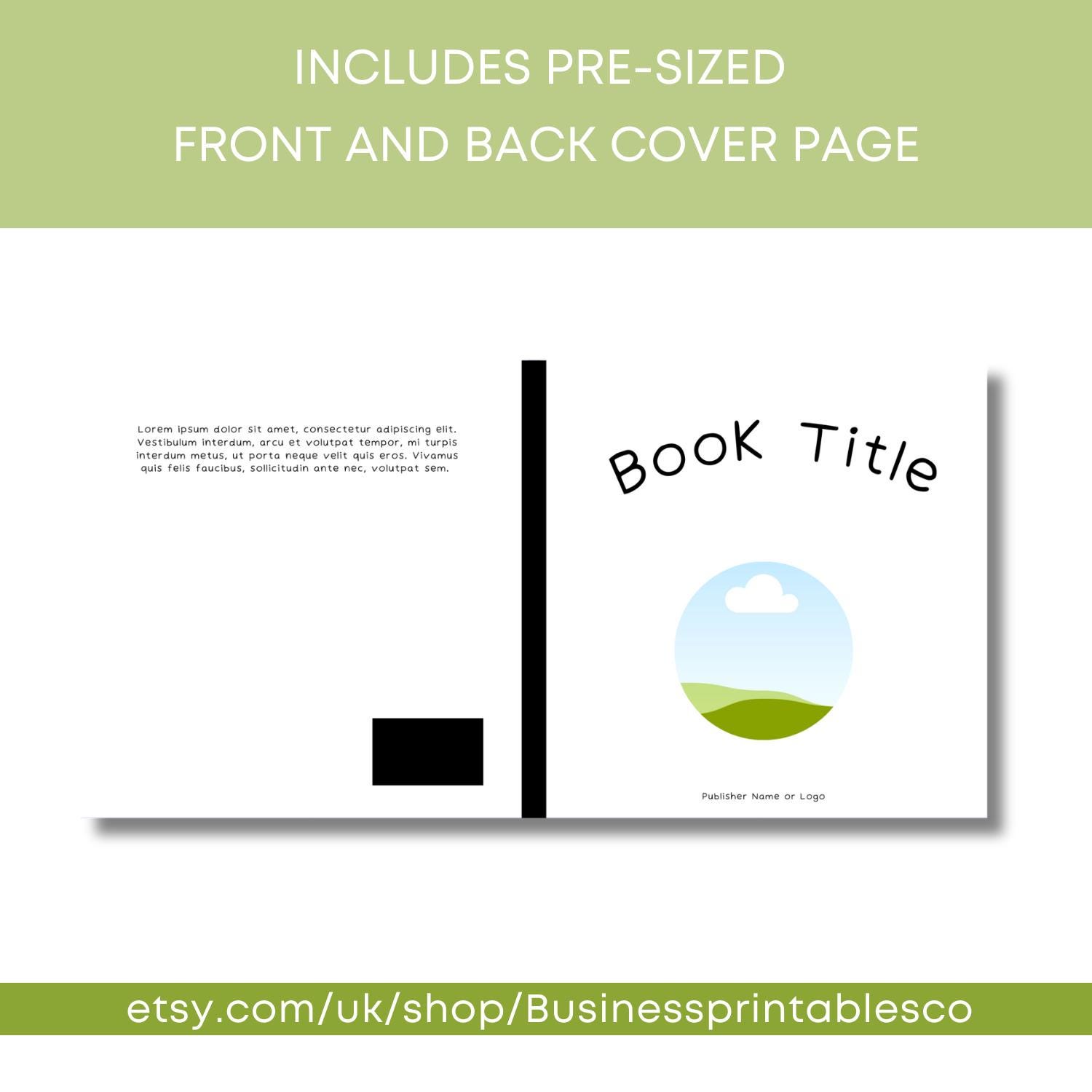 Customisable Kids Story Book Template for Canva. Ready-to-use KDP ...