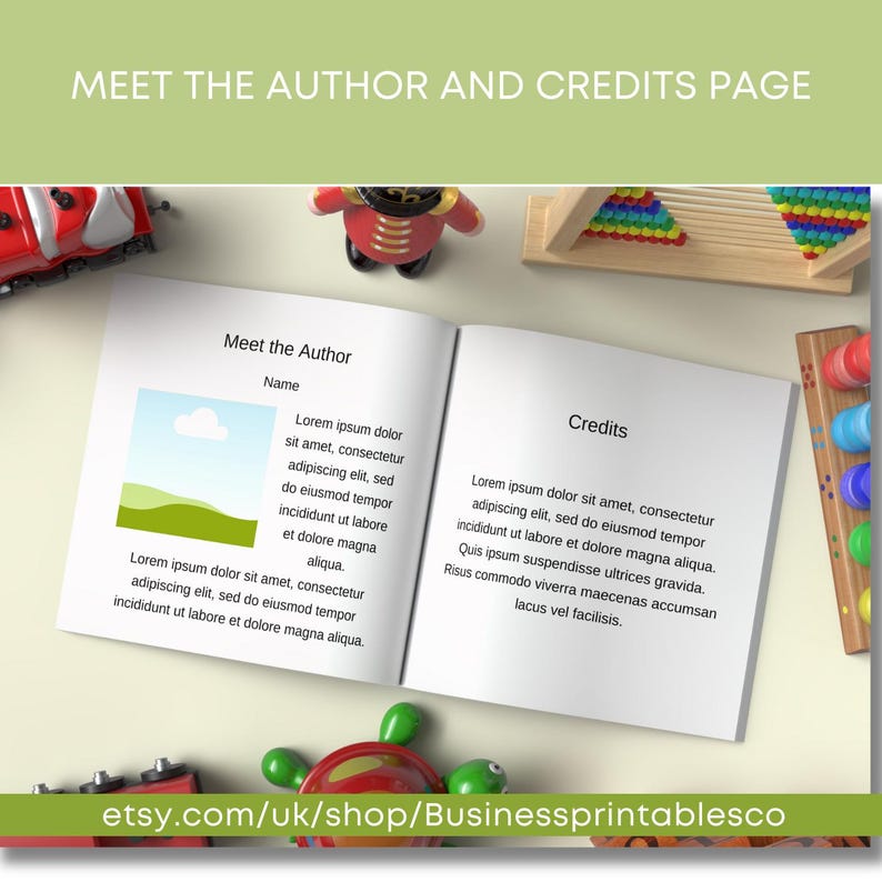 Customisable Kids Story Book Template for Canva. Ready-to-use KDP ...