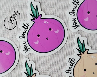 Yellow Onion Sticker - Etsy