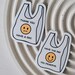 Thank You Plastic Bag Sticker, Cute Plastic Bag Sticker, Thank You Bag ...