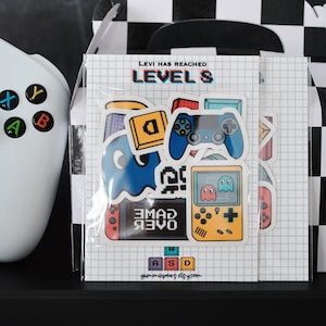 Gamer Birthday Party Favors, Temporary Tattoos, Cool Birthday Favors ...