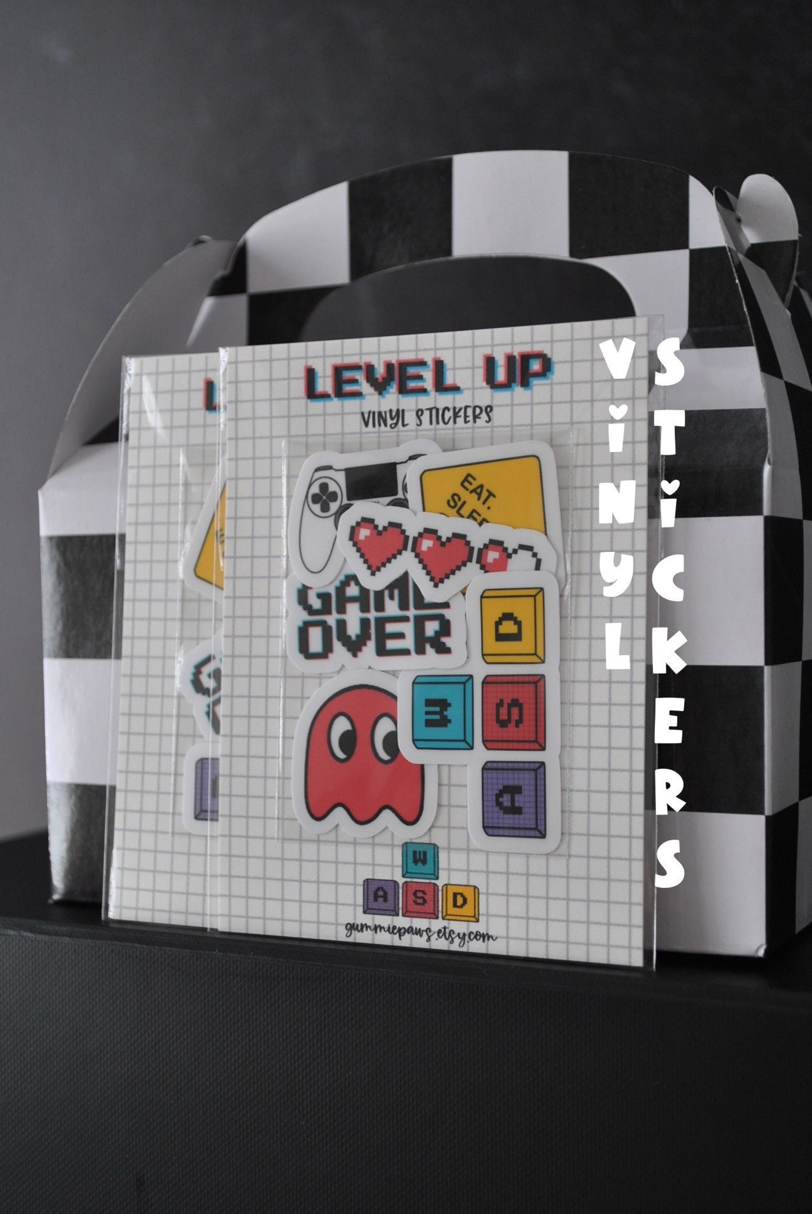 Birthday Favors, Level Up, Gamer Theme, Cool Party Favor, Waterproof ...