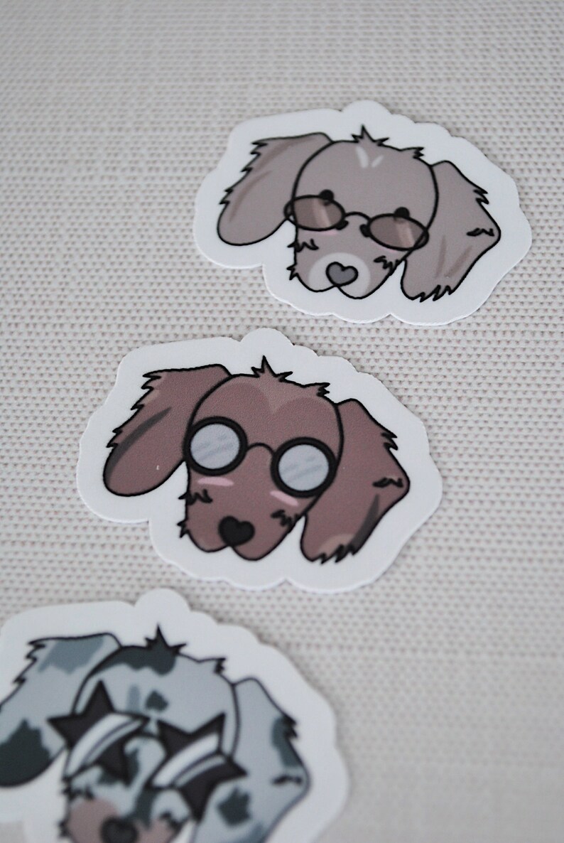 Cute Dachshund Sticker Pack, Wiener Dog Sticker, Sausage Dog Sticker ...