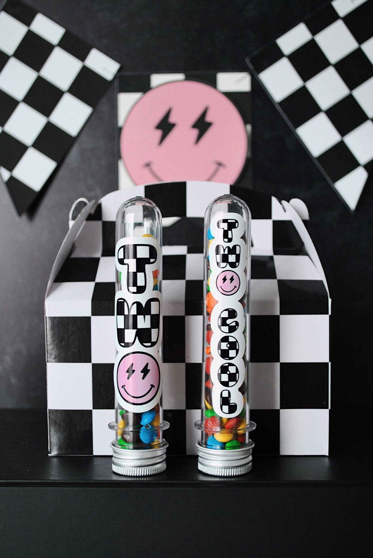 Candy Tubes, Two Cool Birthday, Retro Birthday, Cool Party Favors for ...