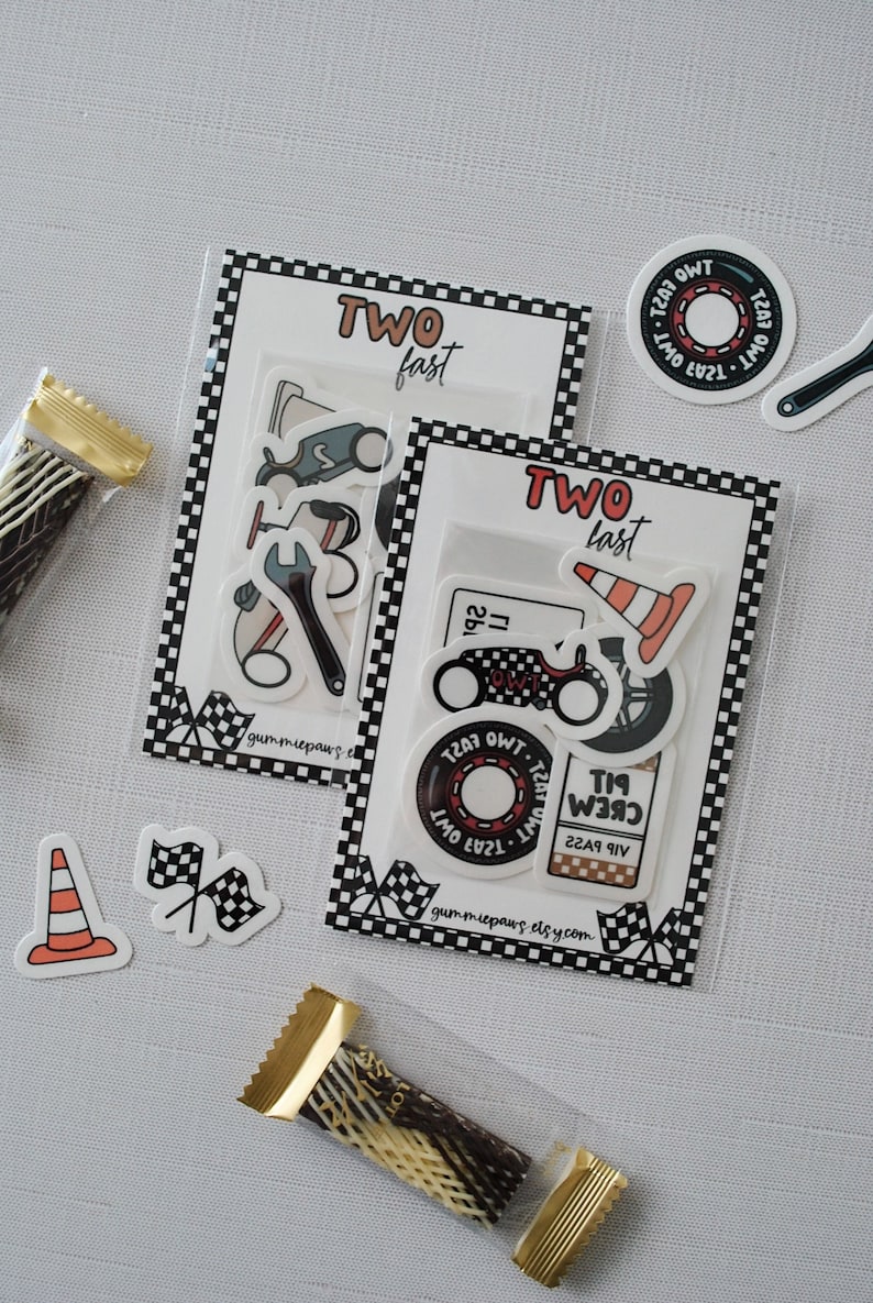 Two Fast Birthday, Temporary Tattoos, Cool Party Favors, Birthday ...